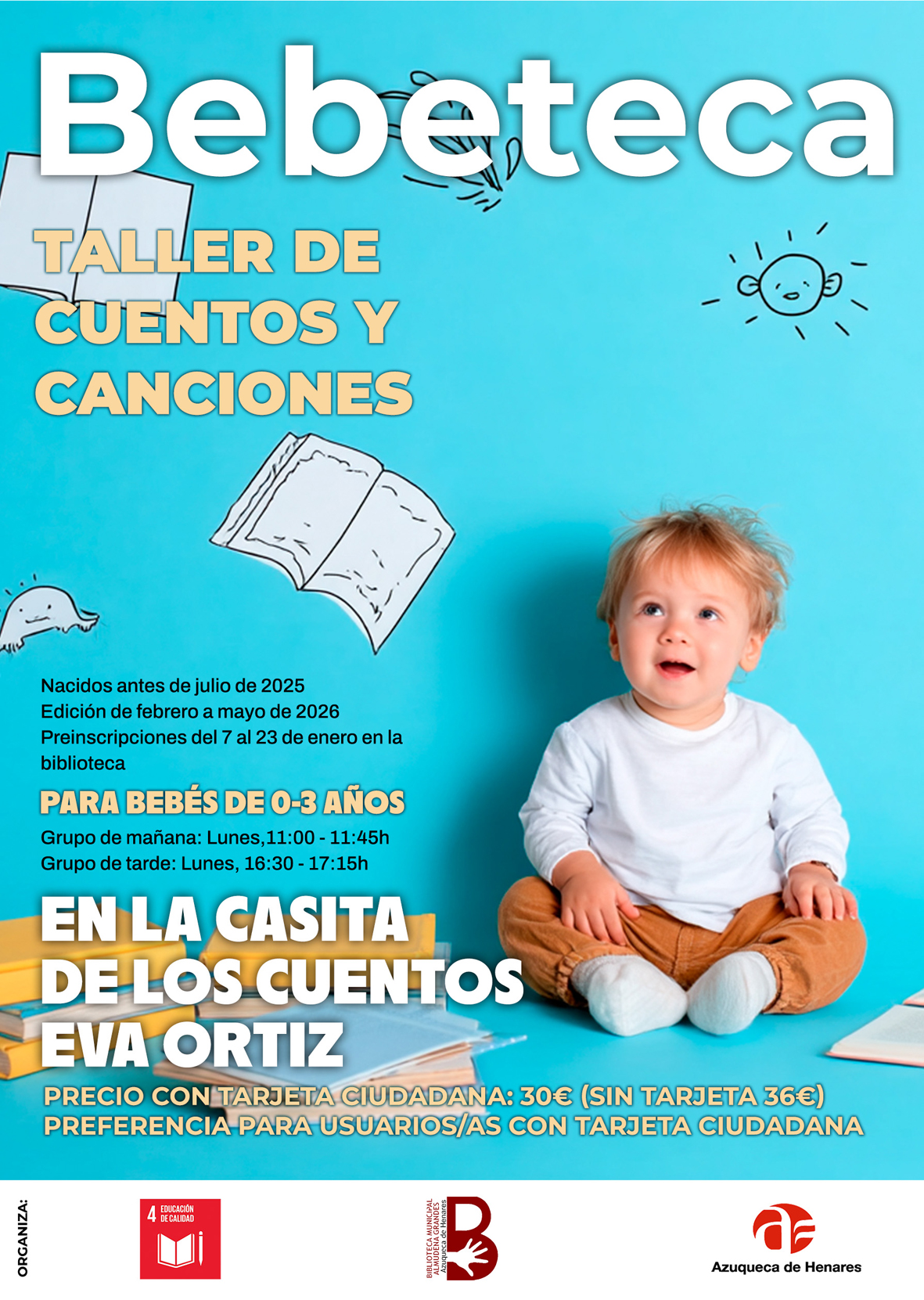 Abierta la preinscripción en el taller Bebeteca para niños y niñas de 0 ...